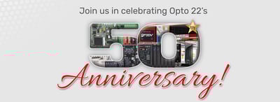 Opto 22 celebrates 50 years!