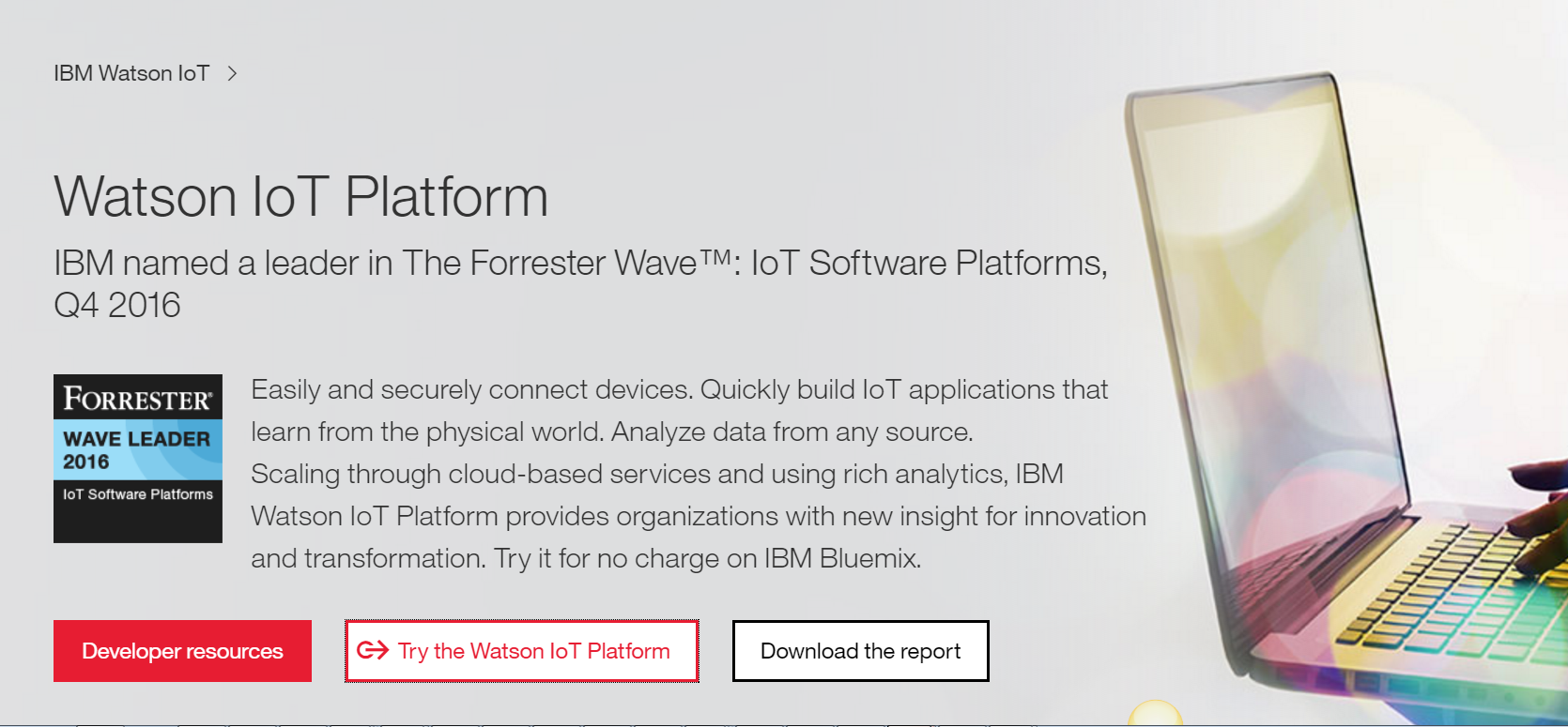 Connect real-world industrial devices to IBM Watson IoT
