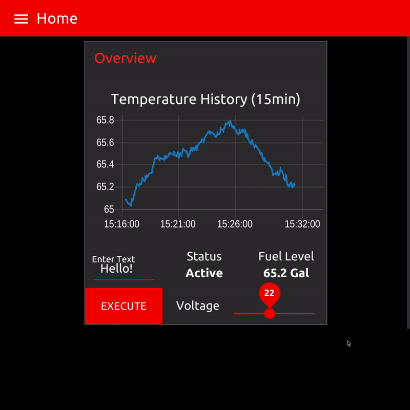 New Node-RED dashboard features in groov firmware 3.3