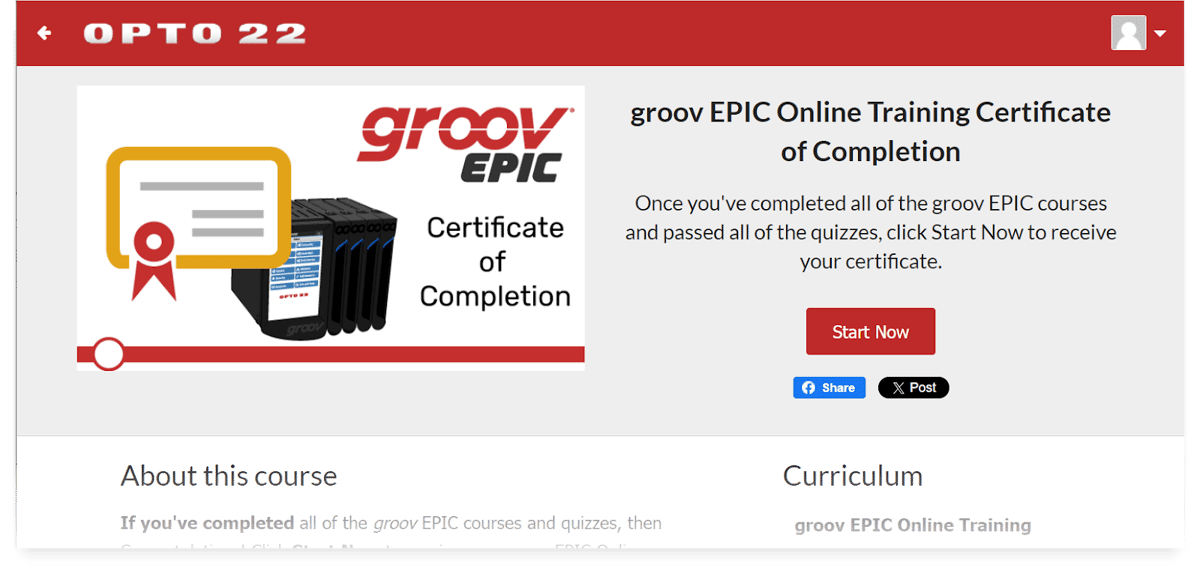 Get Your Online Training Certificate of Completion