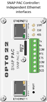OptoNews Tip: Two Ethernet interfaces - different on PACs & brains