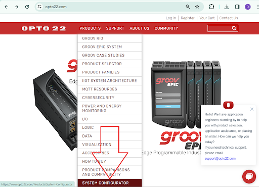 Build and preview your automation system with groov System Configurators