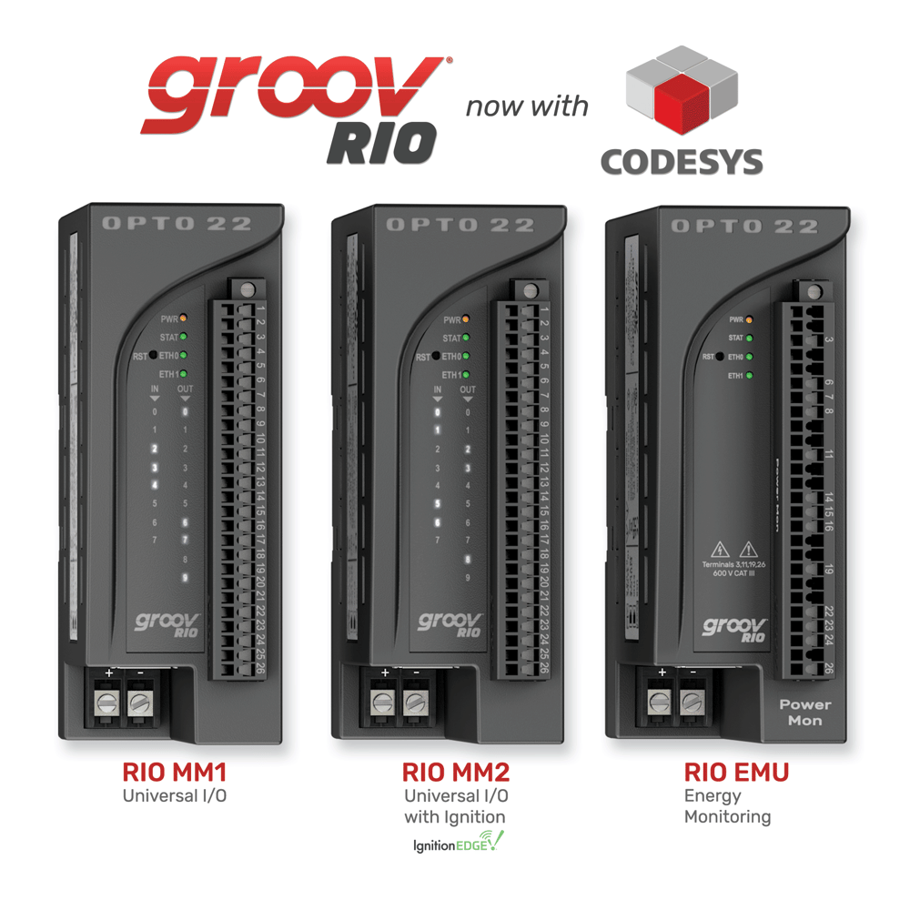 Opto 22's groov RIO levels up in a major way with CODESYS