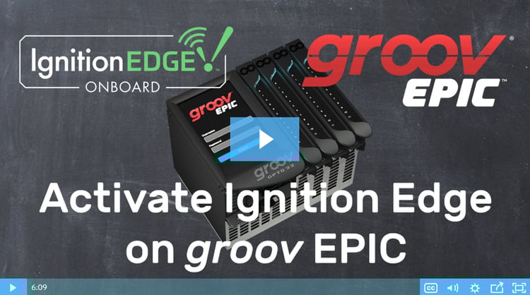 New OptoVideo: How to activate Ignition Edge on groov EPIC