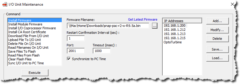 How I upgraded my SNAP PAC controllers to version 9.5 and the RESTful ...